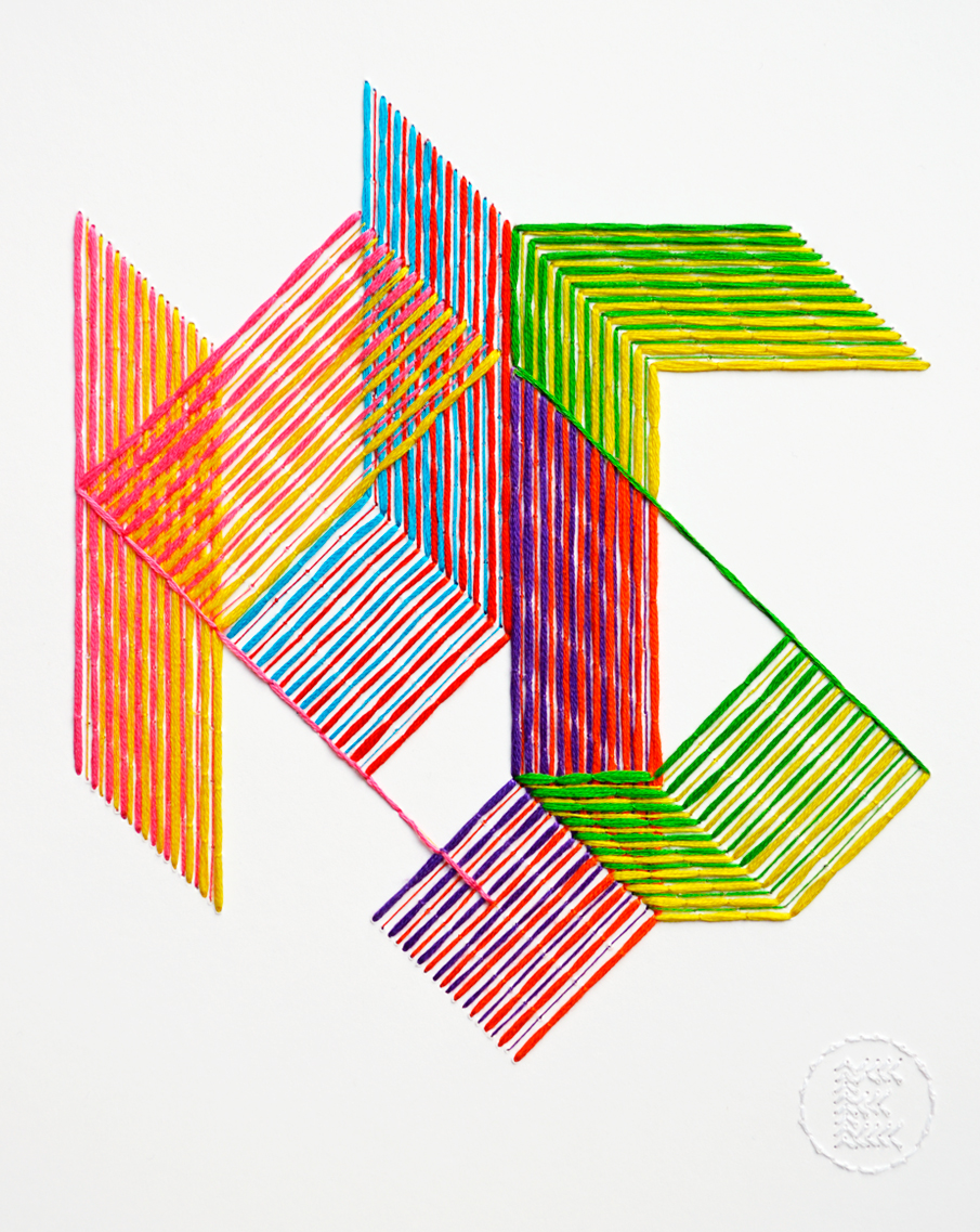 Modern Monogram - Evelin Kasikov – CMYK embroidery and Typographic ...
